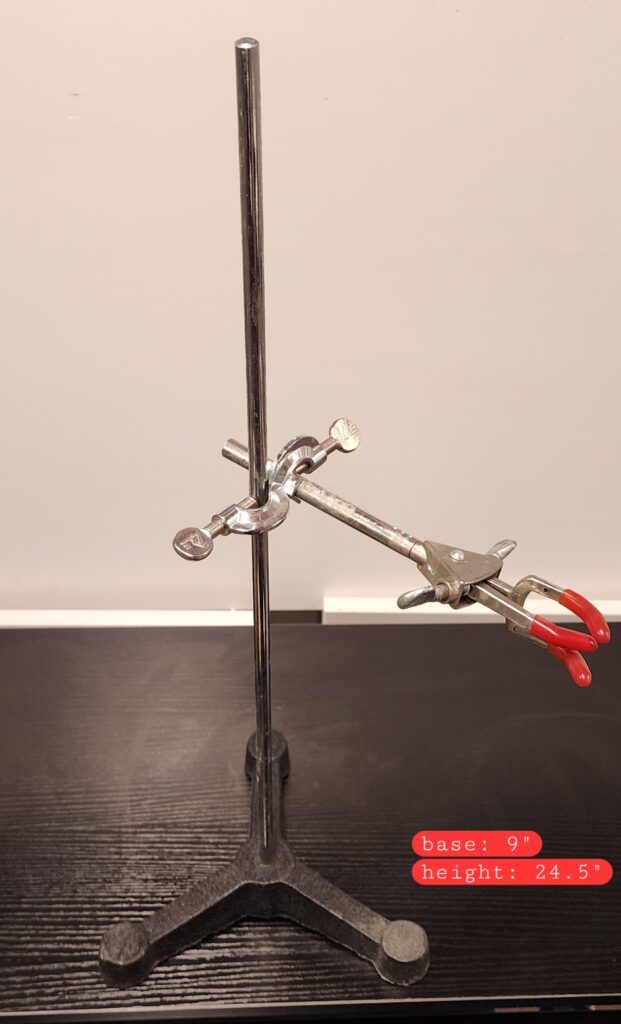 Stand with a clamp - Laboratory Instrument Specialists, Inc.